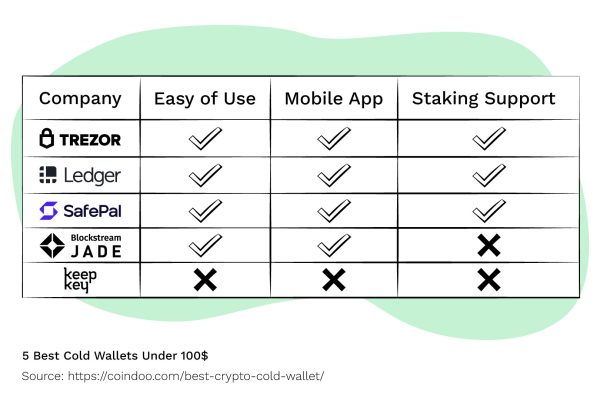 12 Best Cold Wallets for Any Budget – Top Picks for 2025 - Coindoo