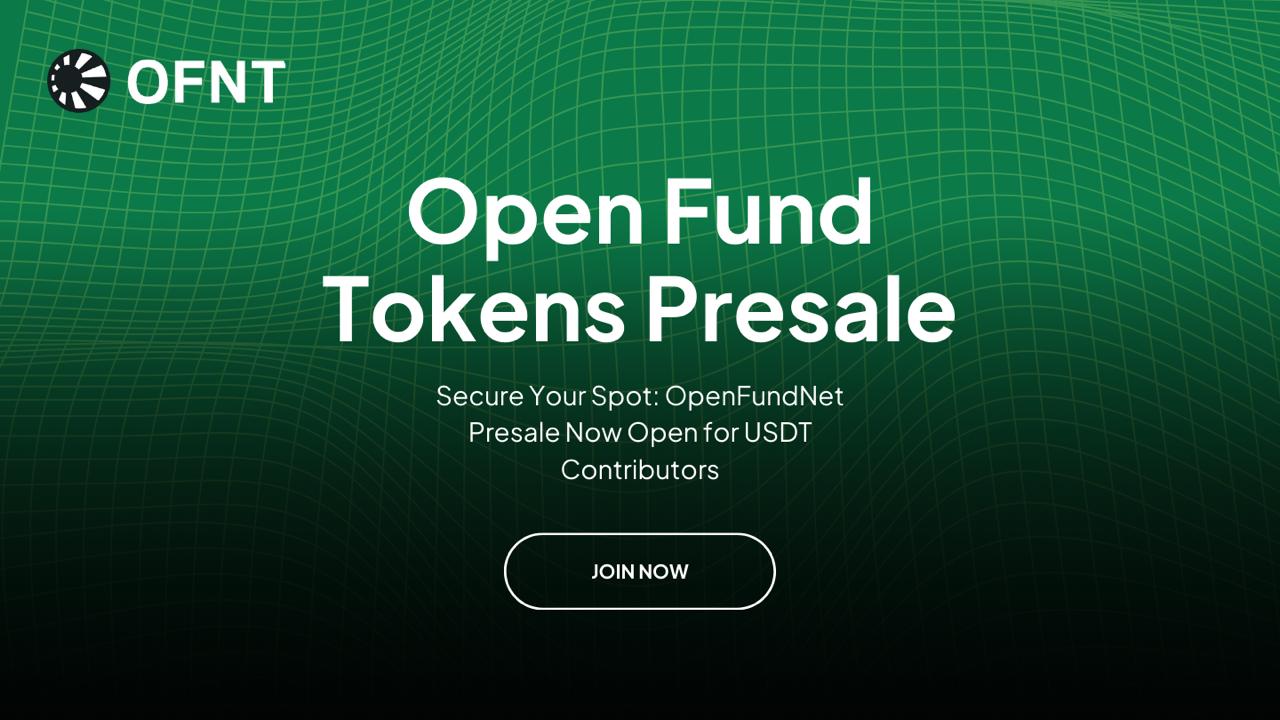 Secure Your Spot: OpenFundNet Presale Now Open for USDT Contributors