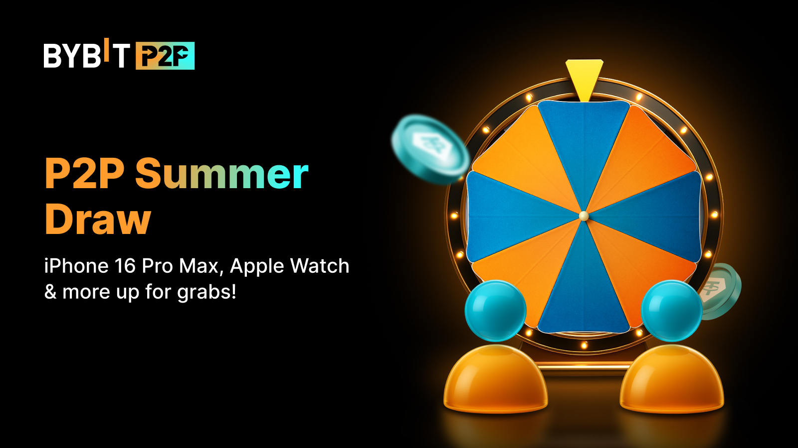 Bybit P2P Summer Draw Turns up the Heat with iPhone 16 Pro Max and Premium Tech Prizes
