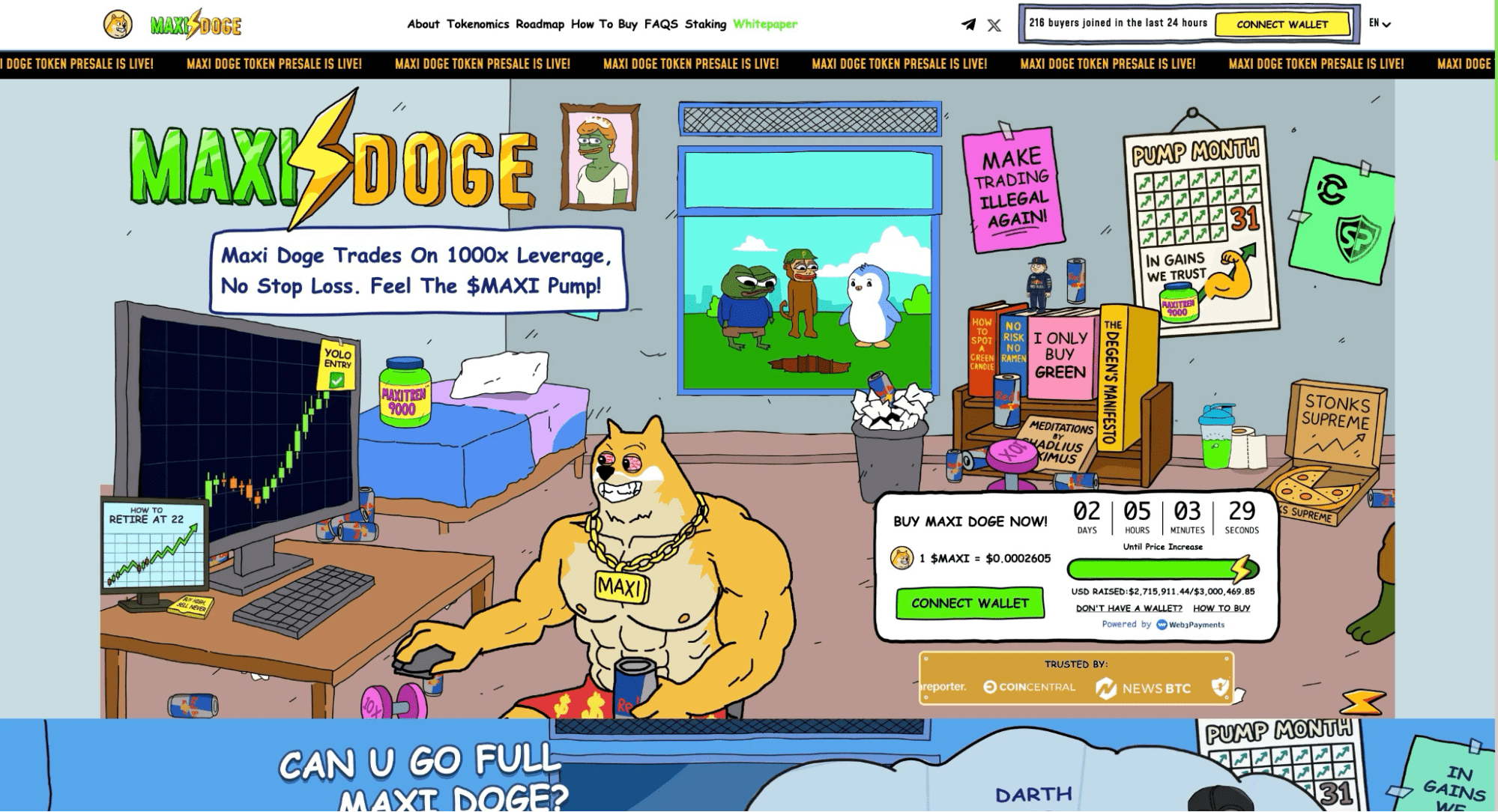 How to Buy Maxi Doge ($MAXI) – Step-by-Step Presale Guide