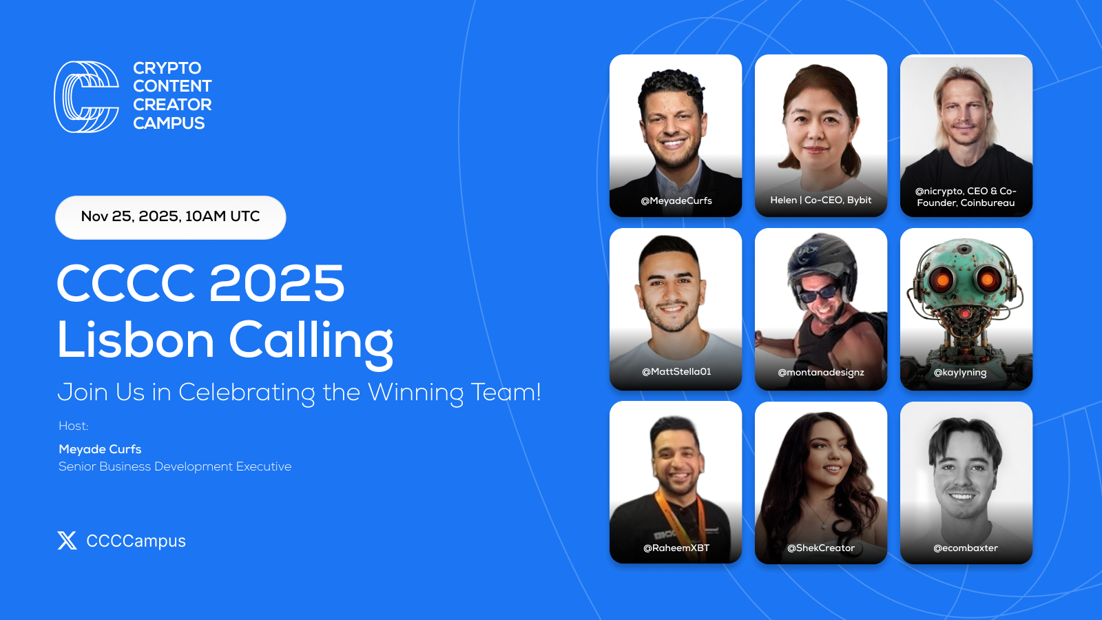 Crypto Content Creator Campus (CCCC) Lisbon 2025 Calling Highlights Revealed in Winner’s AMA ...