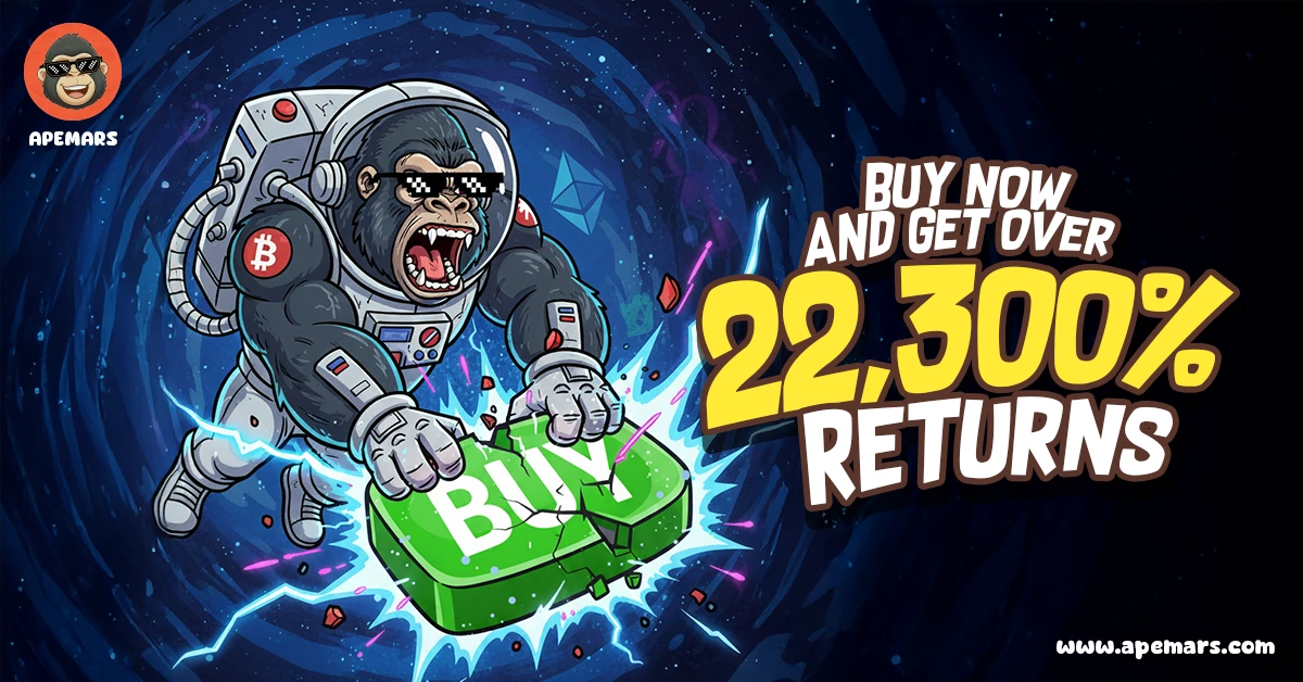 APEMARS Leads the Best Meme Coin Presale 2026 as APE & BONK Fly